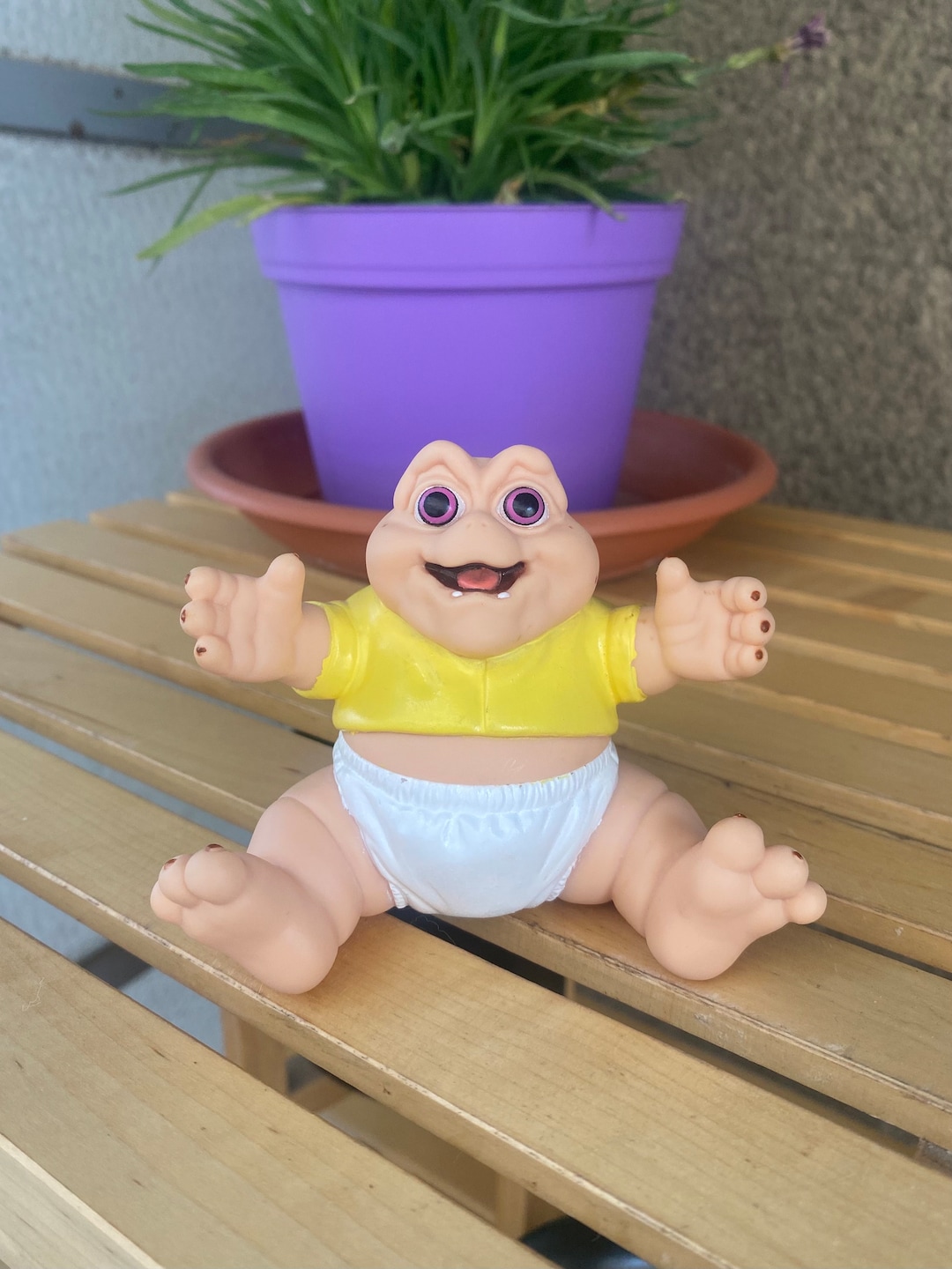 Baby Sinclair Figurine Toy 1990s, Vintage Sinclair Dinosaur Figure From ...