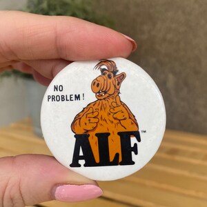 Vintage Alf Alien Pin Badge 1987 for Fans and Collectors, Alf No ...