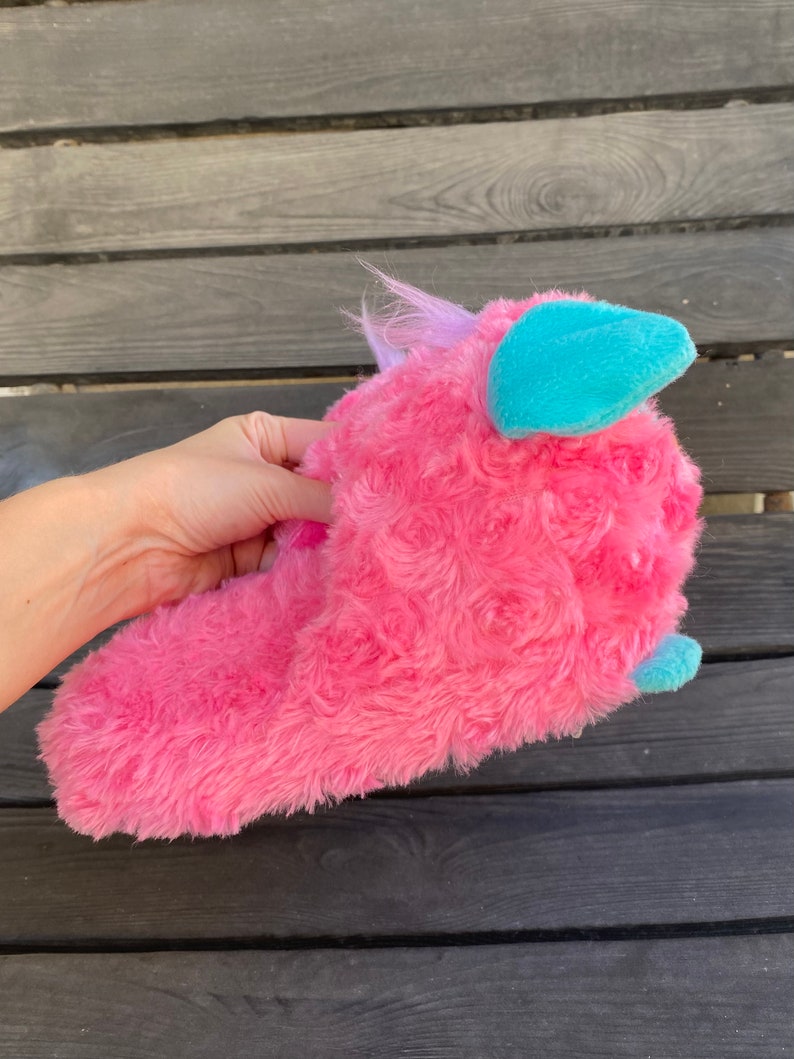 Pink Furby Plush Slippers With Moving Ears Kids Furby - Etsy