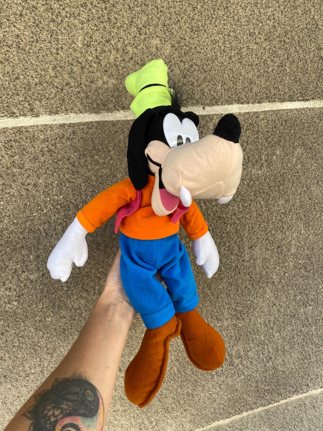 Vintage Goofy Plush Soft Toy 1997 Play-by-play, Cute Goofy Stuffed ...