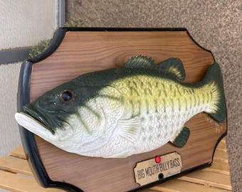 Gemmy Travis the Singing Trout Motion Activated Singing Fish 1999 Works ...