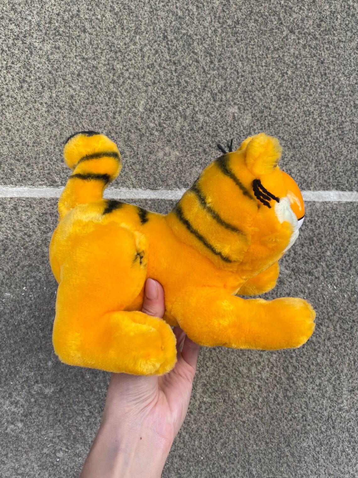 Vintage Garfield Plush: Collectible Tabby Cat Stuffed Toy - Etsy
