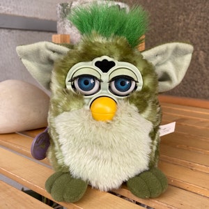 Green Furby Toy Alligator 1998 WORKING, Vintage Furby With Green ...