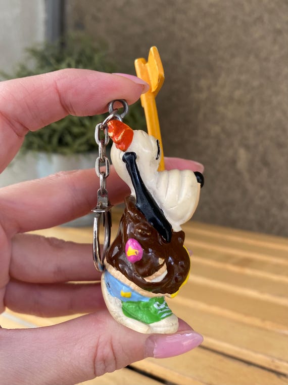 Rare vintage Droopy pvc keychain 1990 Applause, cute … - Gem