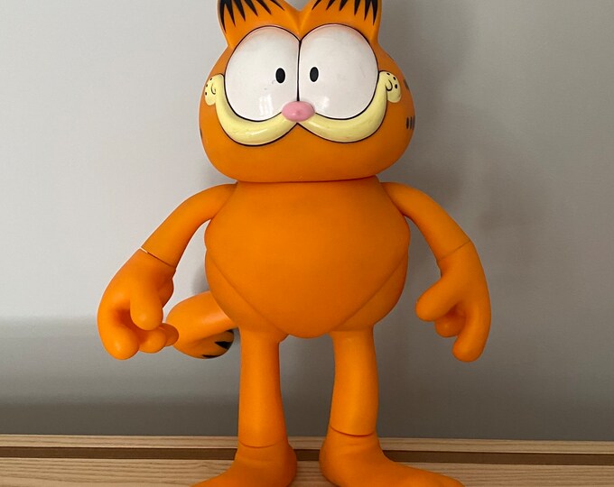 Very Rare Big Garfield Pvc Figure 1978/1981 Playmates, Vintage Plastic ...