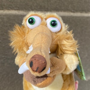 Ice Age Scrat Squirrel Plush Soft Toy by Play by Play, Funny Crazy ...