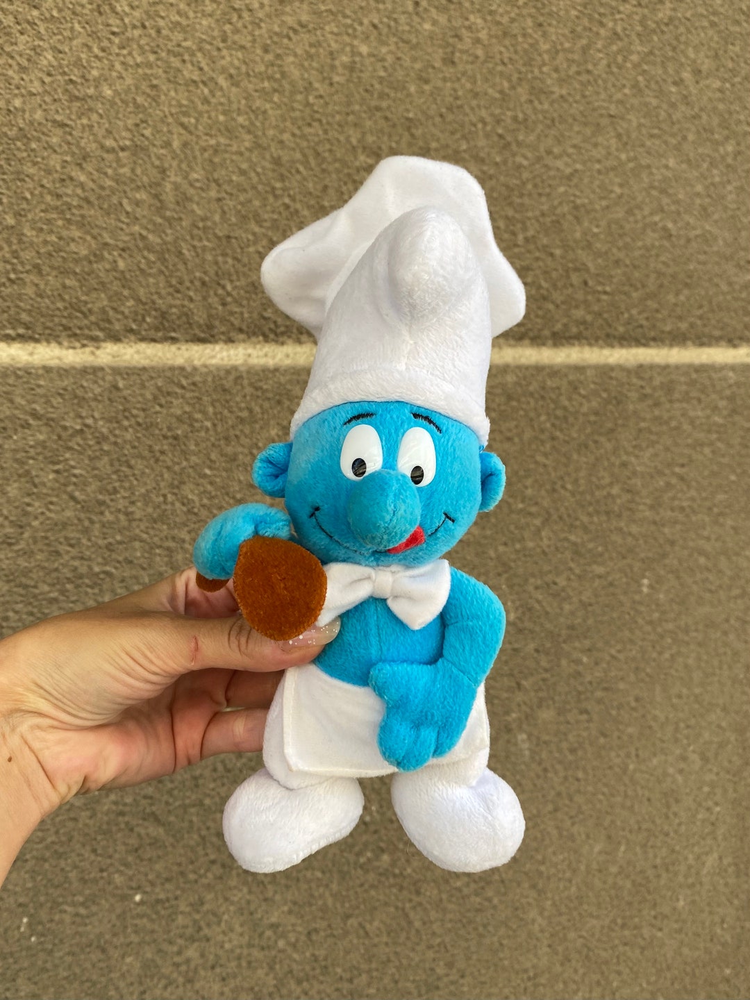 Smurf Chef Plush Toy Italy Gicattoli Sicuri, Collectable Small Soft ...