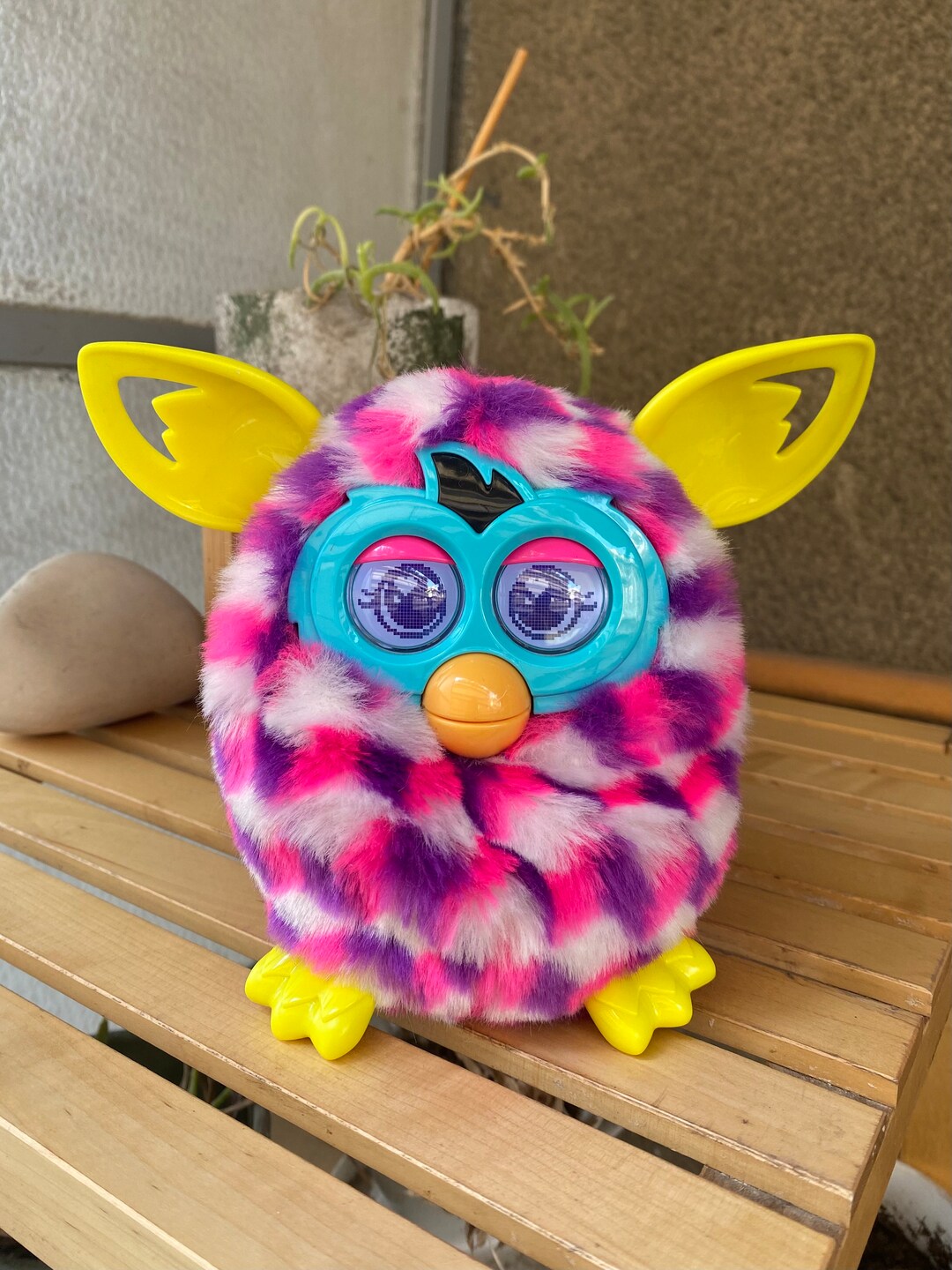 Furby Boom Pink Cubes WORKING, Purple Pink White Interactive Talking ...