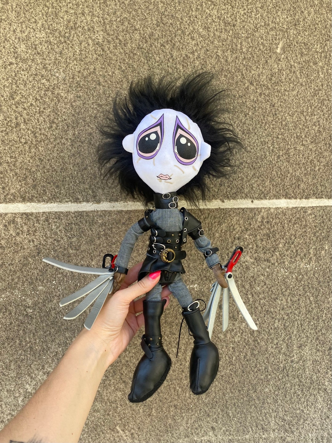 Very Rare Edward Scissorhands Plush Stuffed Toy 2005, Vintage Tim ...