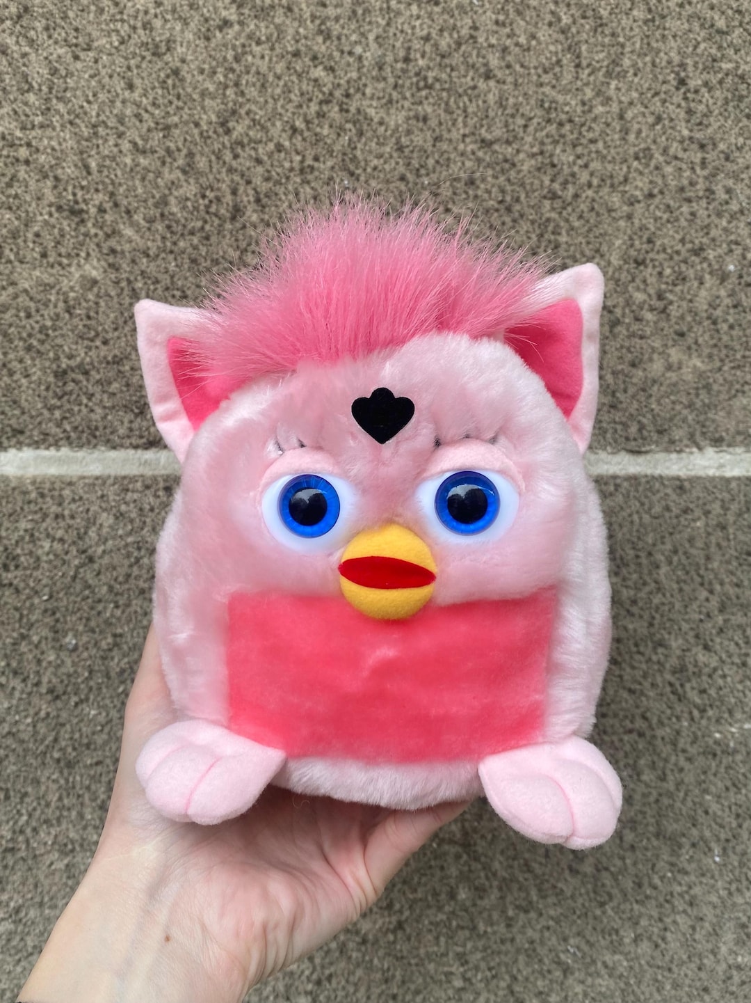Rare Furby Fake Pink Flamingo Plush Japan Exclusive 1999/2000 ...