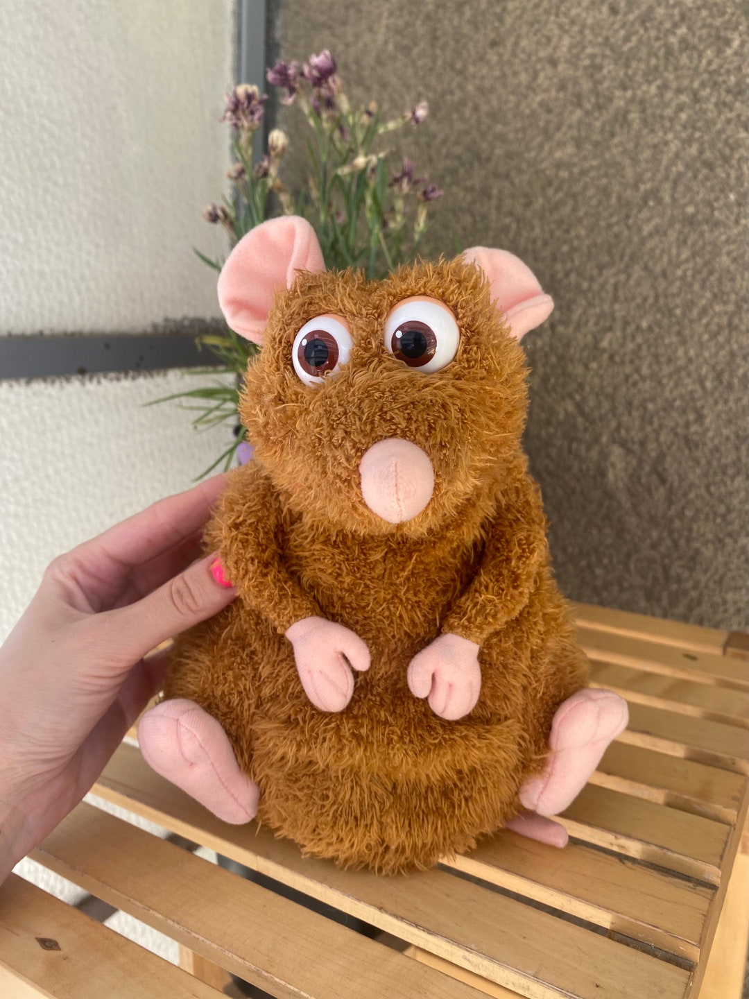 Very Cute Rare Emile Brown Mouse Plush Toy Ratatouille Remys Brother - Etsy