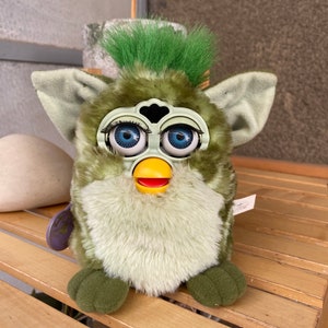 Green Furby Toy Alligator 1998 WORKING, Vintage Furby With Green ...
