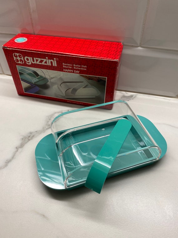Vintage Guzzini Butter Dish Mint Green New Italy 1980s - Etsy