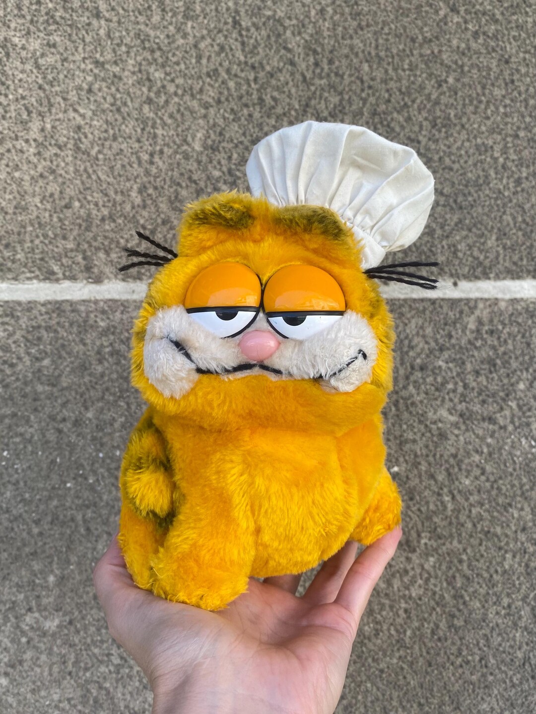Vintage Garfield Chef Plush Toy in Hat 1981 Dakin Made in Korea - Etsy