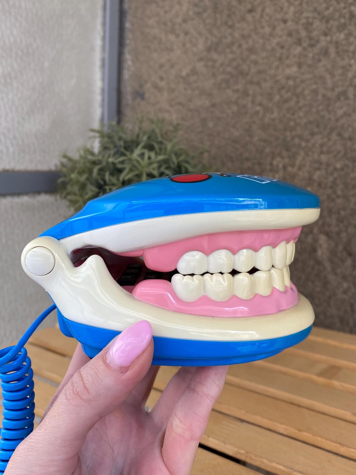 Vintage Novelty Teeth Telephone: 1990s Jaw Phone Working in Box - Etsy