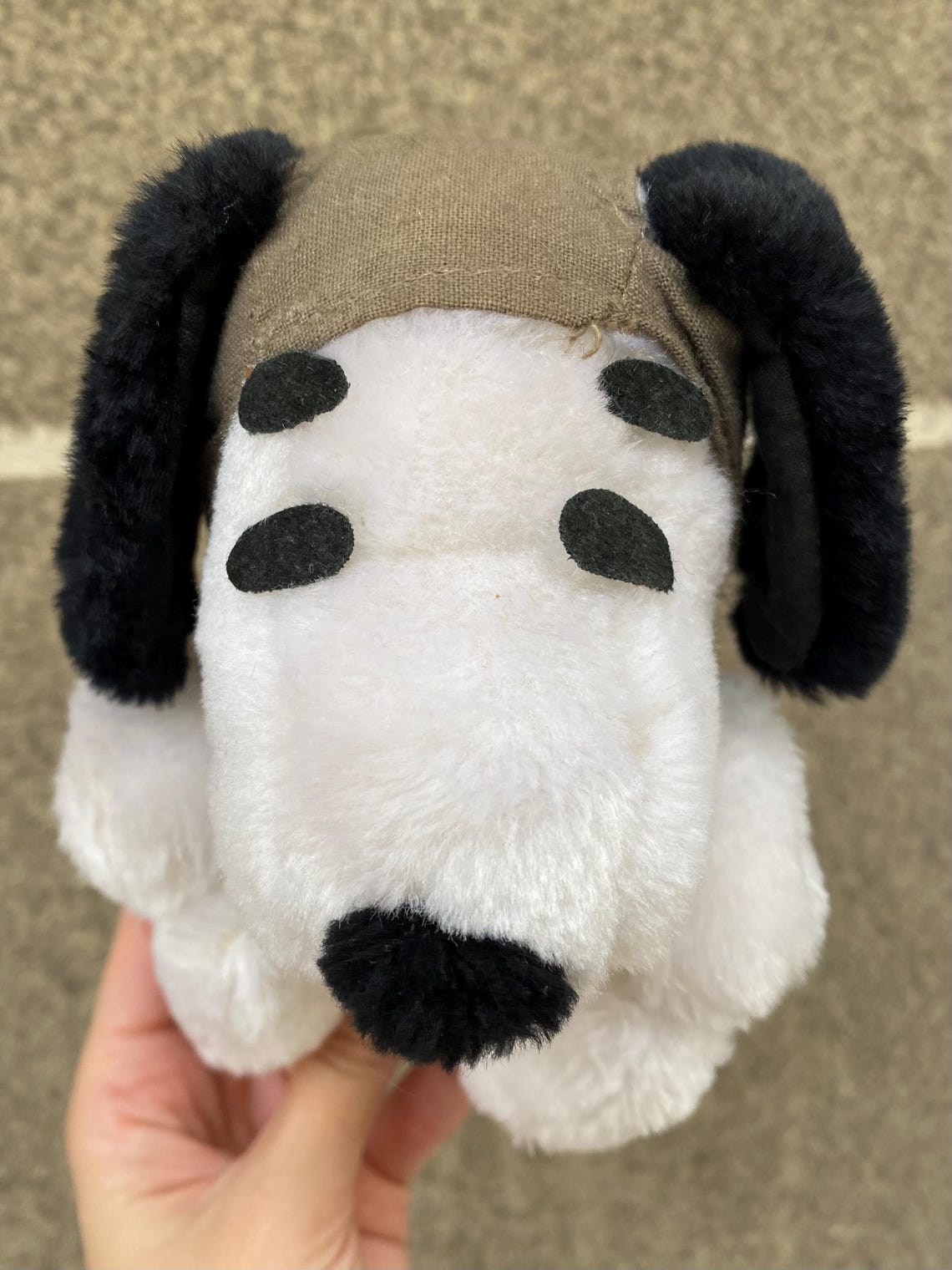 Vintage Snoopy Aviator Small Plush Toy in Hat 1968 Peanuts - Etsy