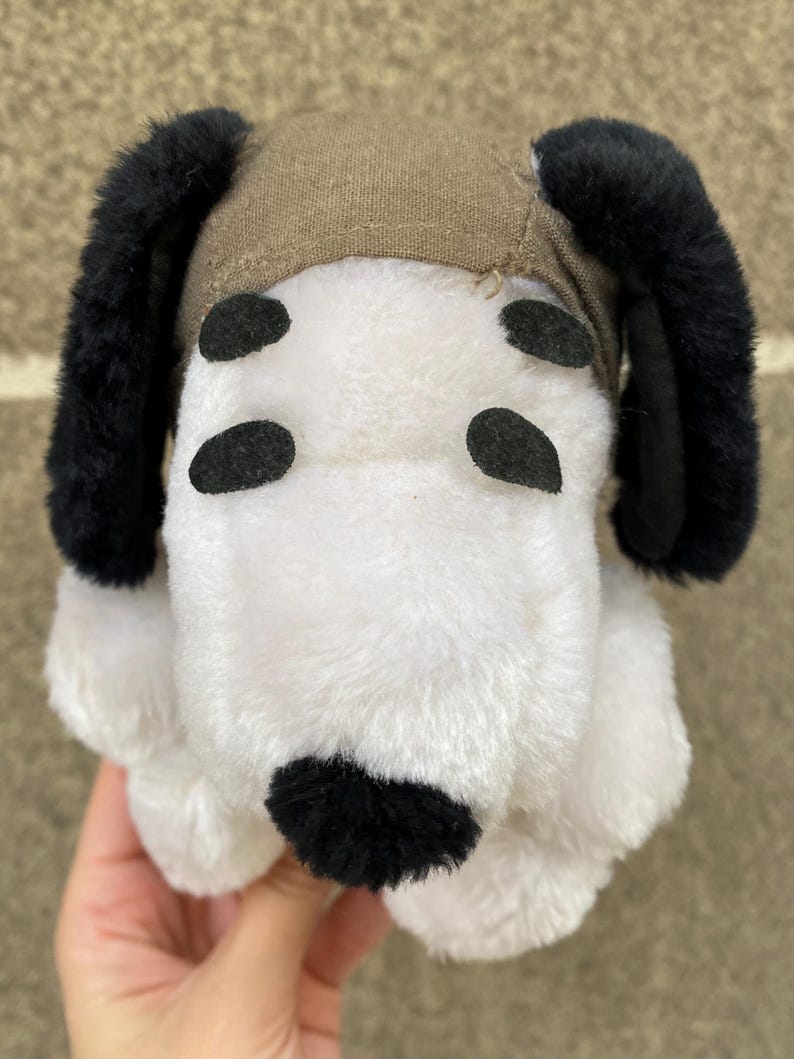 Vintage Snoopy Aviator Small Plush Toy in Hat 1968 Peanuts - Etsy