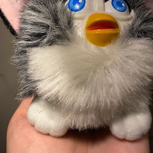 Furby Fake 1998 Rare Black White Small Plush, Furby Knock-off, Furby ...