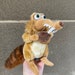 Vintage Menthol Green Monkey Plush Toy 1980s With Vinyl Face, Rare ...