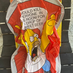 Vintage the Simpsons Inflatable Table 2000 New in Box, Collectable ...