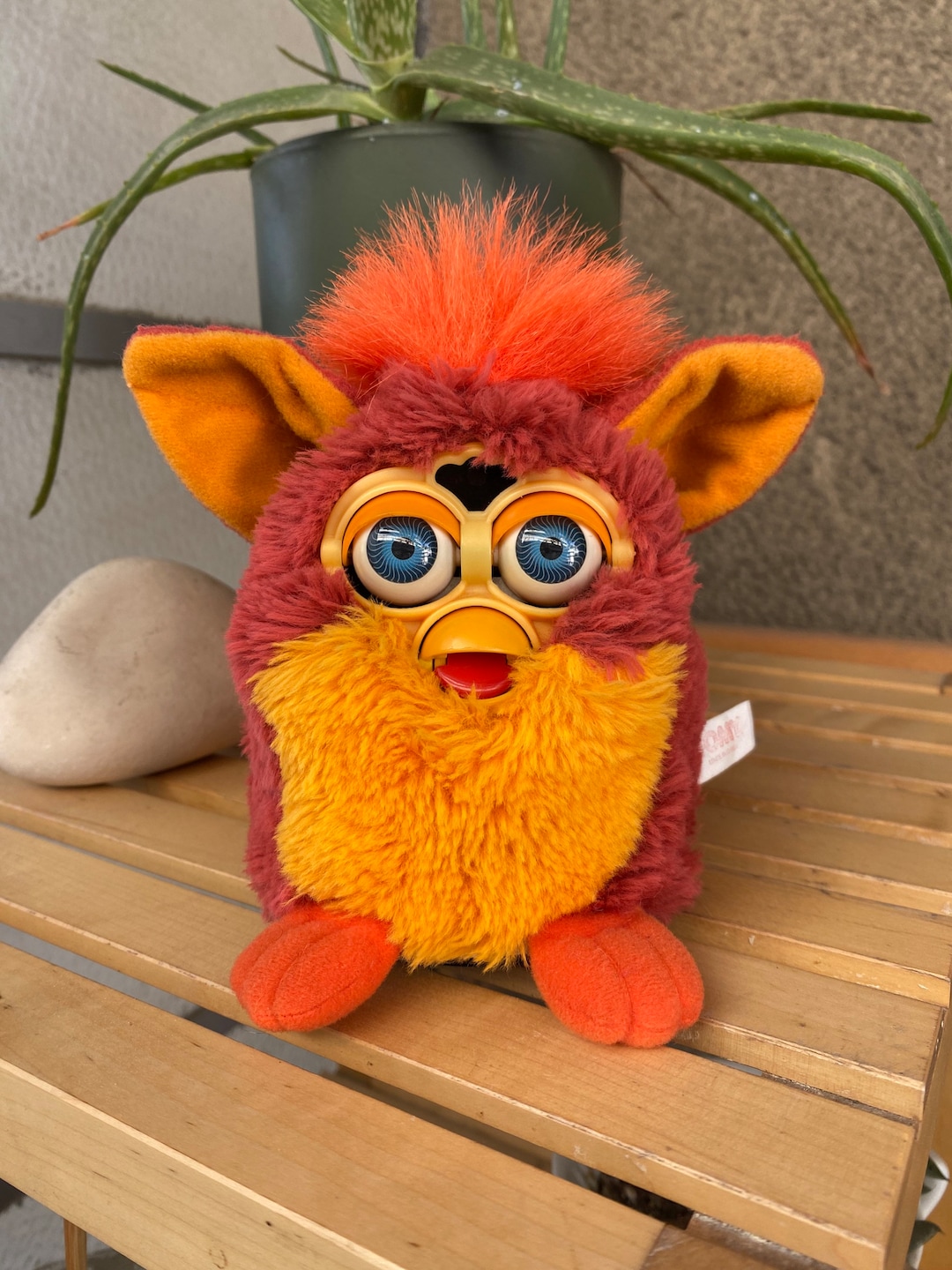 Furby Rooster 1998 NON-WORKING Orange Red Furby With Blue - Etsy