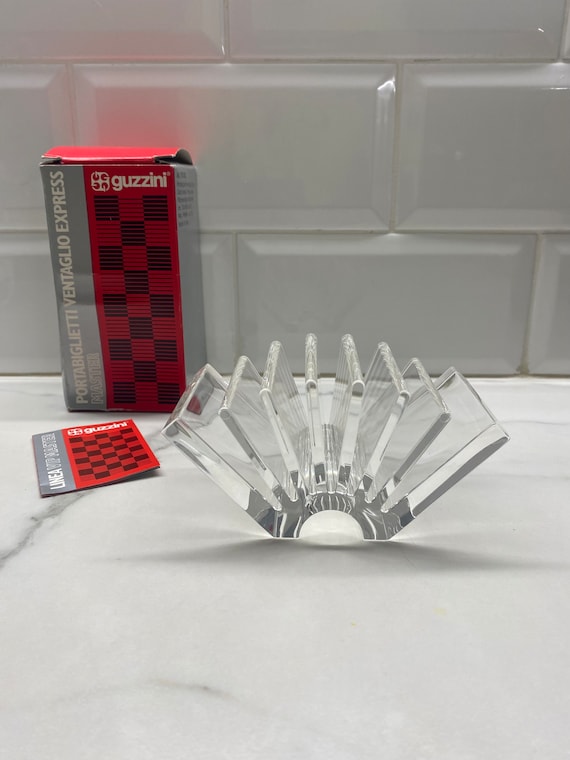 Guzzini Lucite Card Holder Vintage New VIP Master Line Letter - Etsy