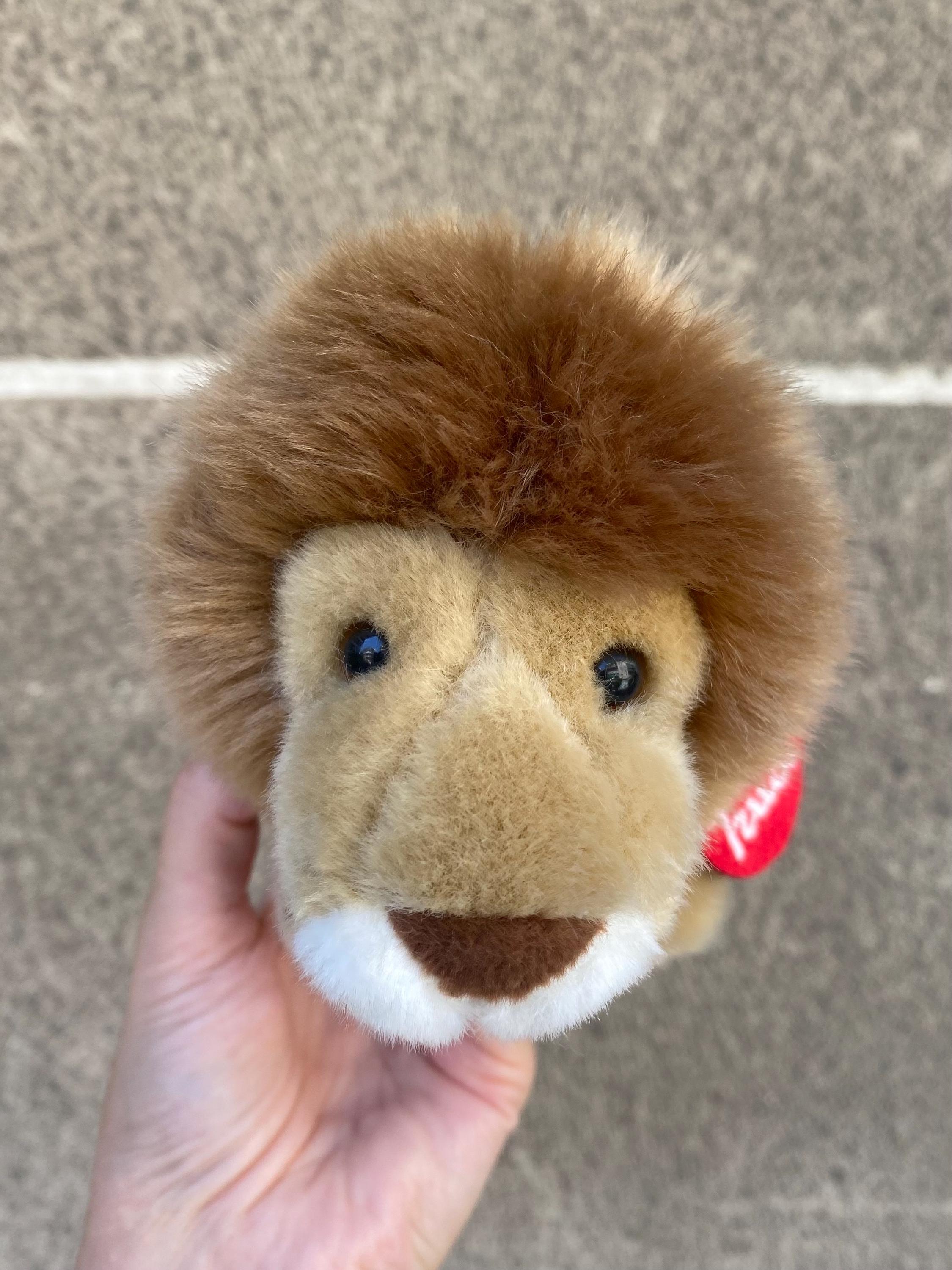 Small Cute Lion Plush Toy by Trudi Realistic Stuffed Wild Animals for Gifts Etsy UK