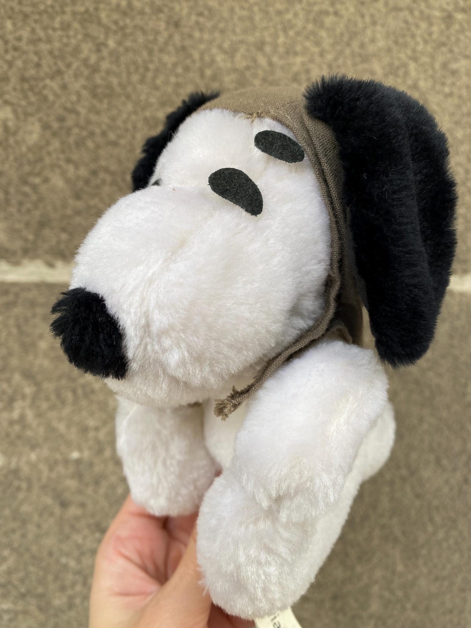 Vintage Snoopy Aviator Small Plush Toy in Hat 1968 Peanuts - Etsy