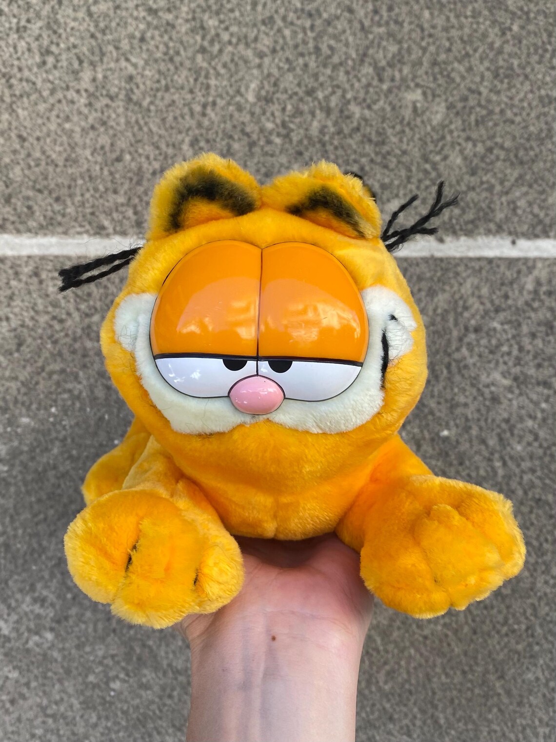 Vintage Garfield Plush: Collectible Tabby Cat Stuffed Toy - Etsy