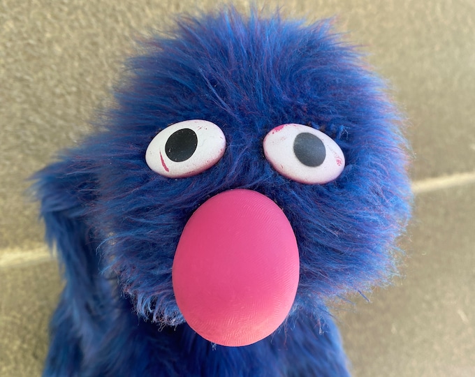 Extremely Rare Grover Blue Monster Hand Puppet by Vicma Spain 1970s ...