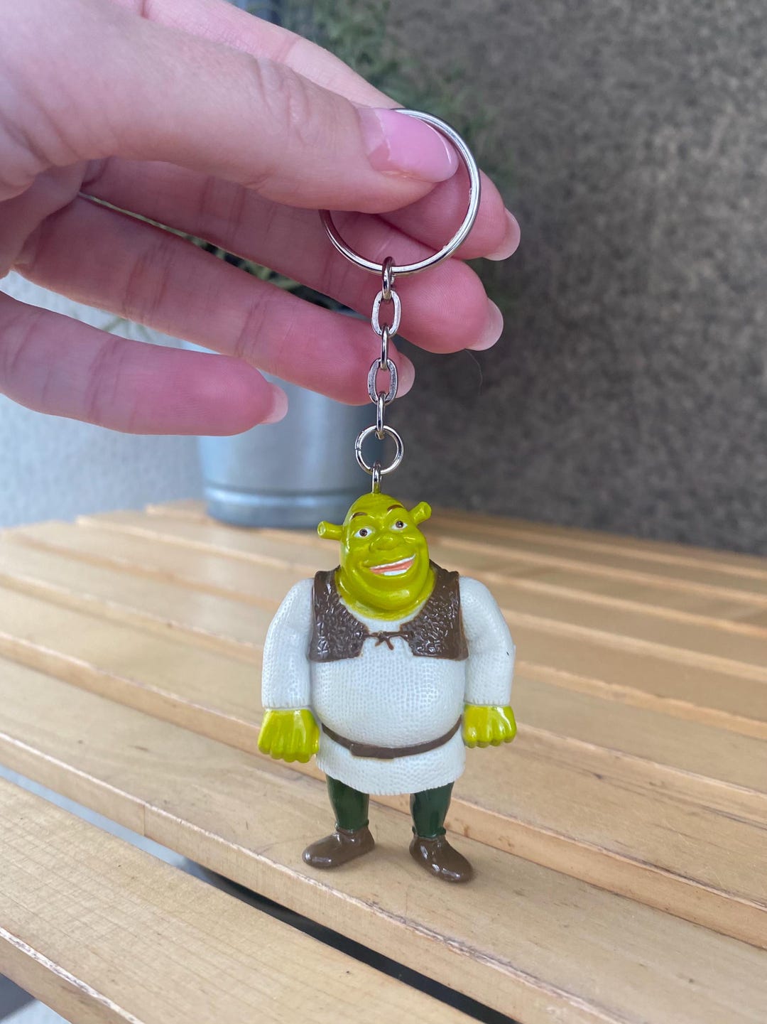 Vintage Shrek Pvc Keychain 2004 for a Gift, Cute Funny Shrek Figure ...
