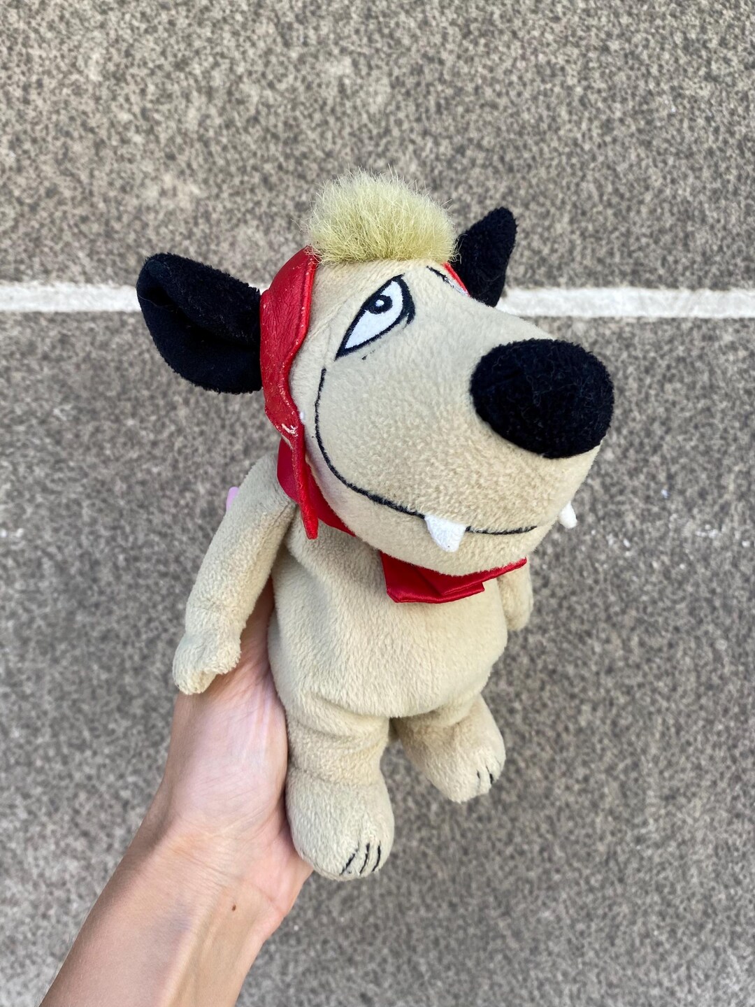 Vintage Muttley Dog Plush Beanbag Small Toy 1998 Wacky Races - Etsy