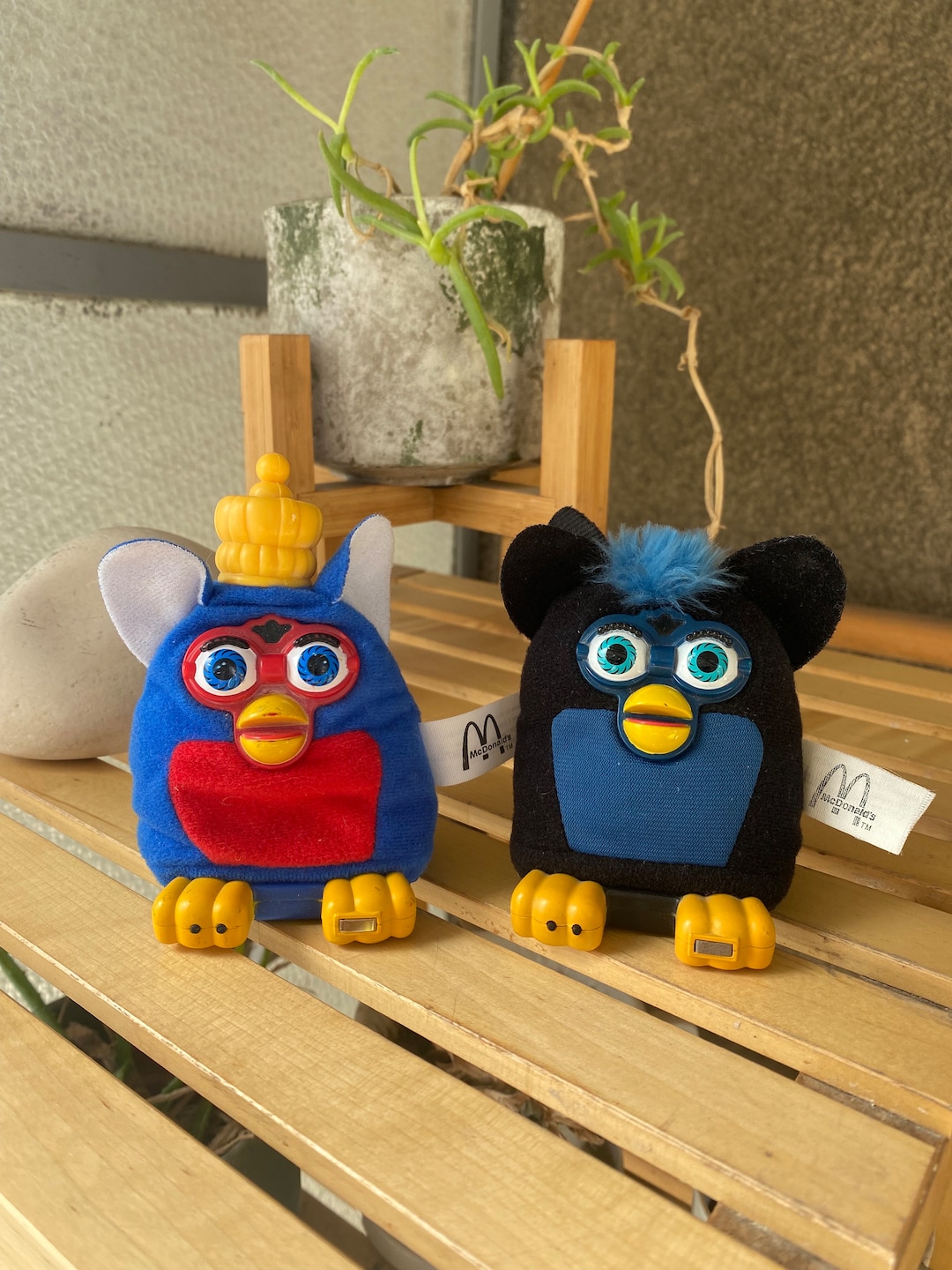 Small Vintage Furby Plushies Mcdonald’s Set of 2, Mcfurby 2000s ...