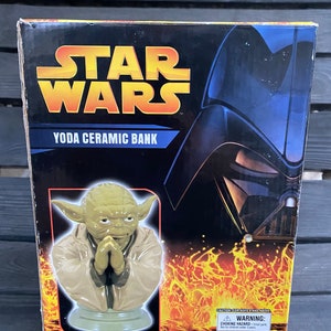 Yoda Ceramic Bank Star Wars New in a Box Star Wars Master - Etsy