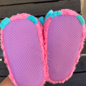 Pink Furby Plush Slippers With Moving Ears, Kid’s Furby Footwear Size S ...