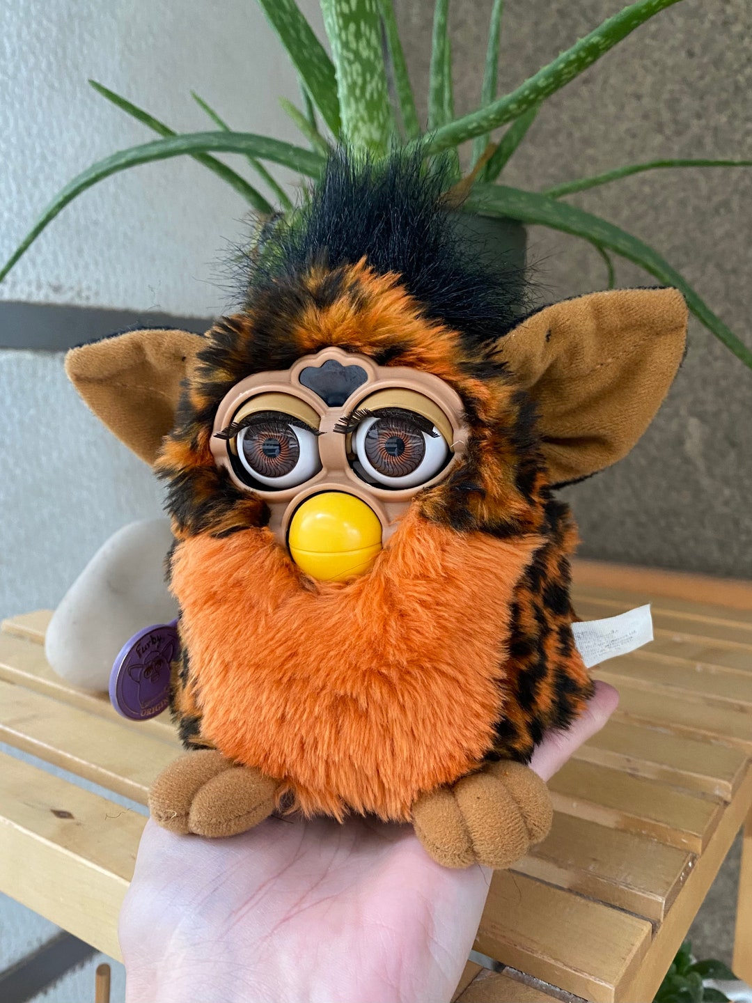 Furby Color Change 1998 WORKING Brown Orange Black Spots Vintage With ...