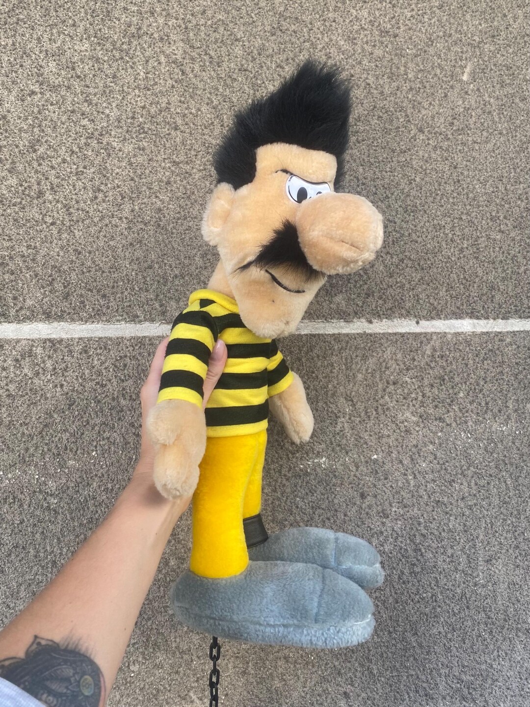 Rare Vintage Lucky Luke Dalton Plush Toy From 1990s, Collectable Dalton ...