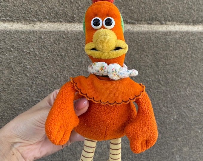 Chicken Run Ginger Plush Stuffed Toy 1999, Aardman Vintage Farm Animals ...