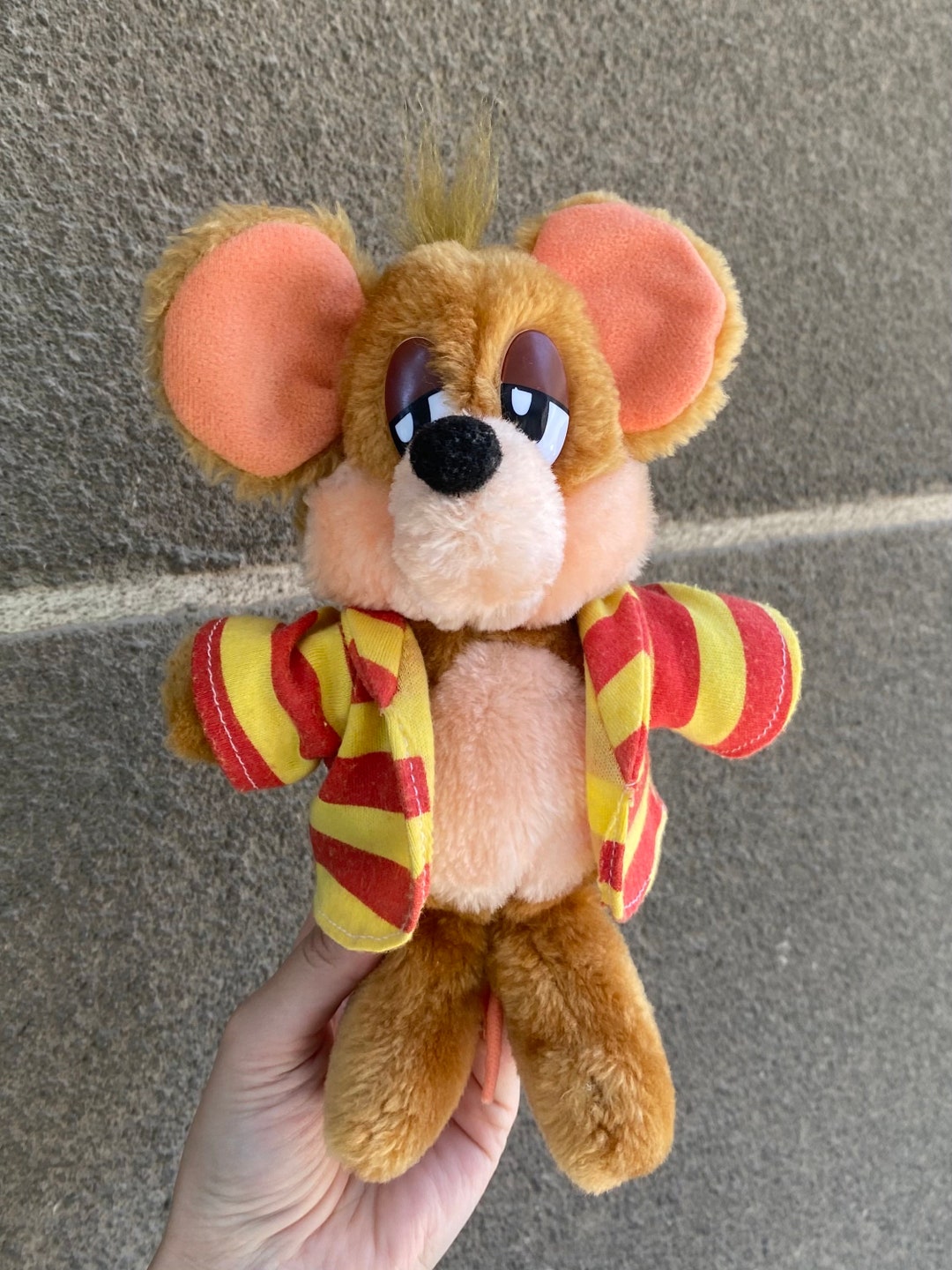 Vintage Applause Brown Mouse Plush 1978/1987 Made in Korea, Cute Small ...