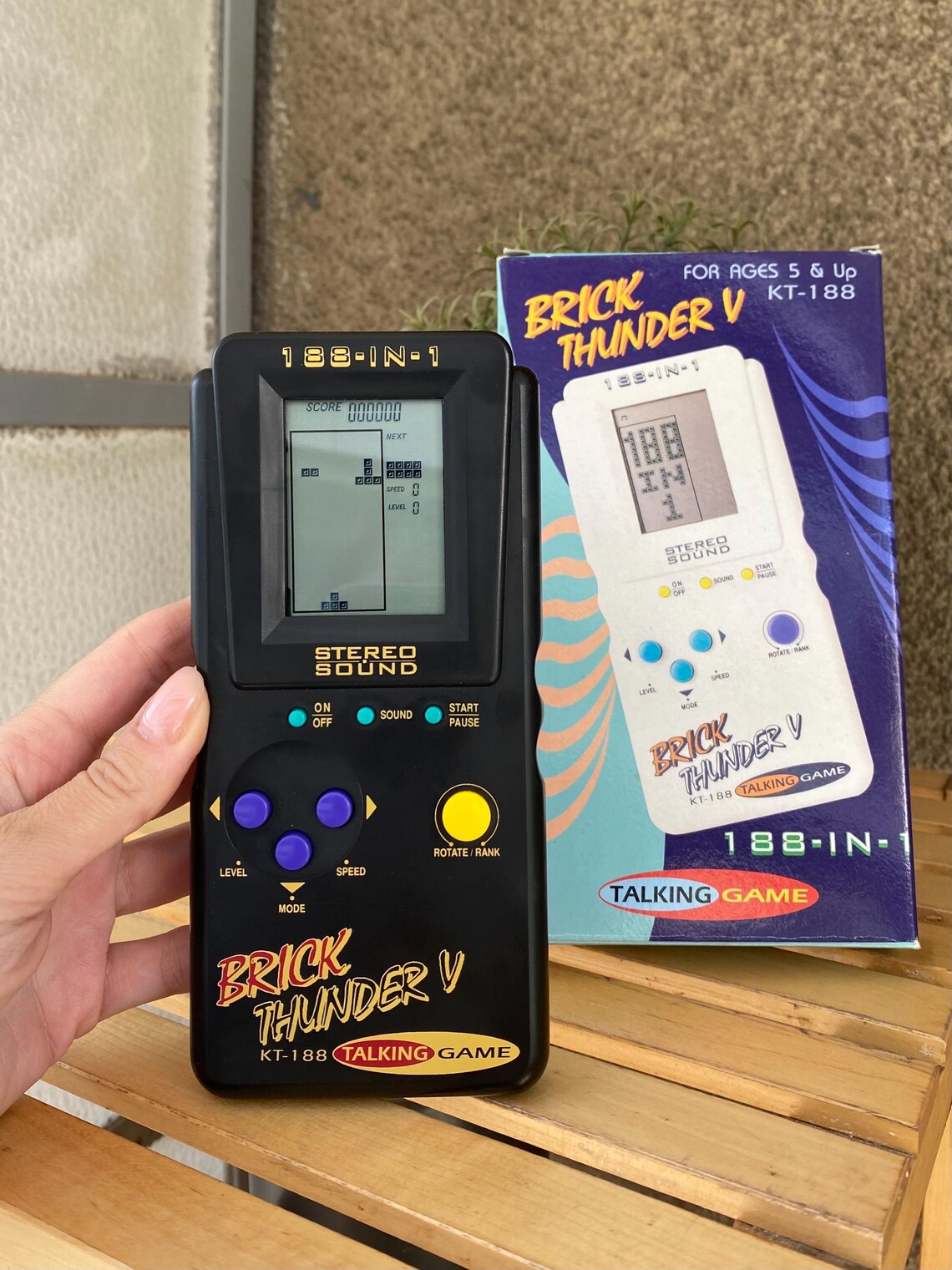 Vintage Brick Game Handheld Console: 1990s Talking Game, New in Box - Etsy