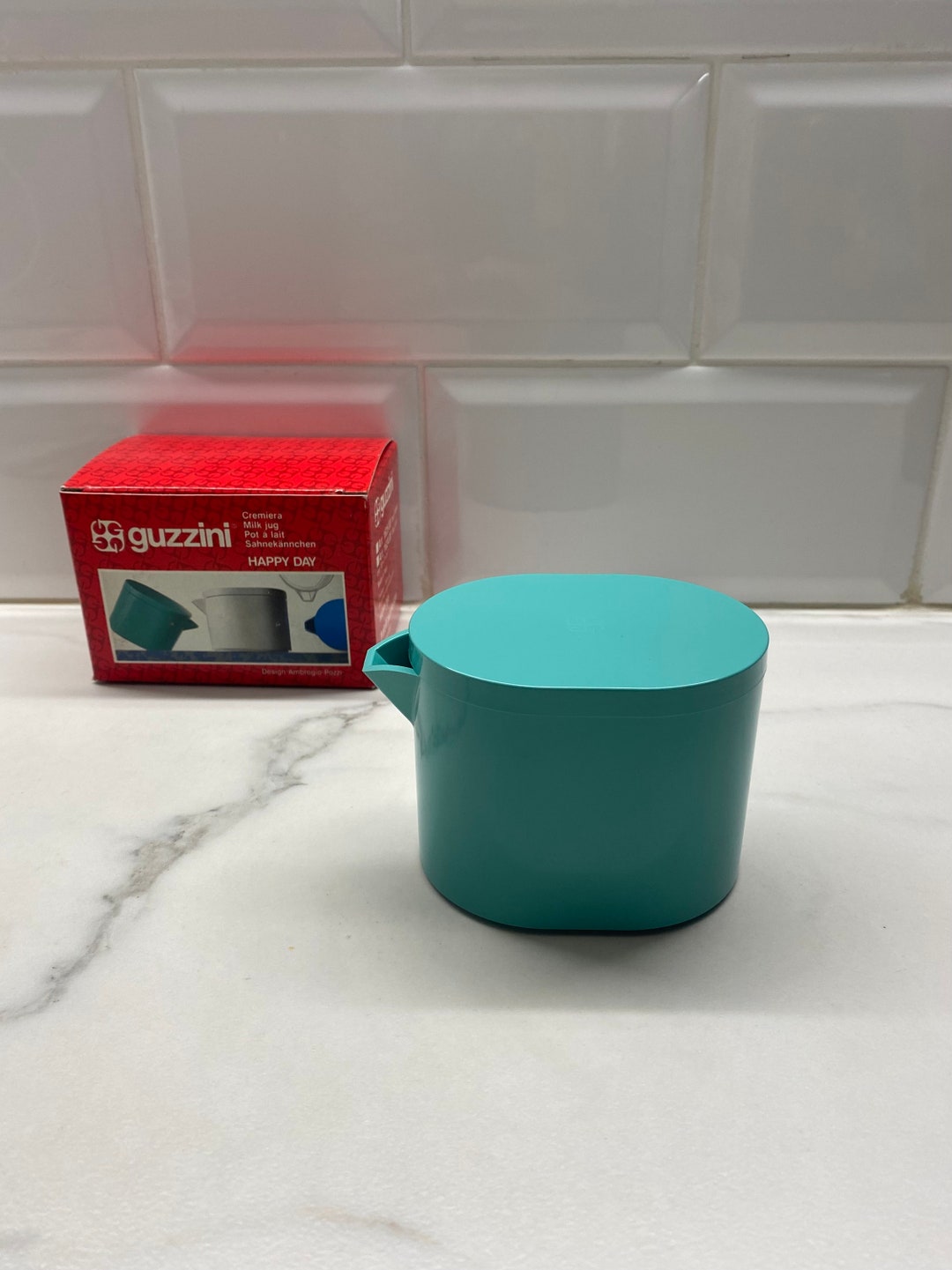 Guzzini Vintage Milk Jug Italy 1980s, Small Acrylic Jug Mint Green New ...