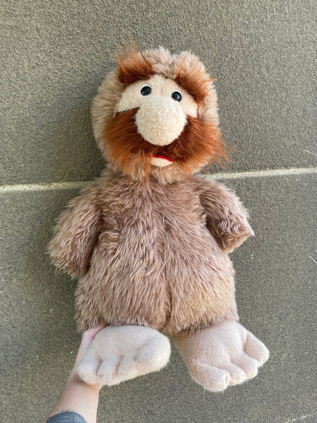 Vintage Rare Bigfoot Stuffed Toy 1977 Animal Fair Made in Salvador ...