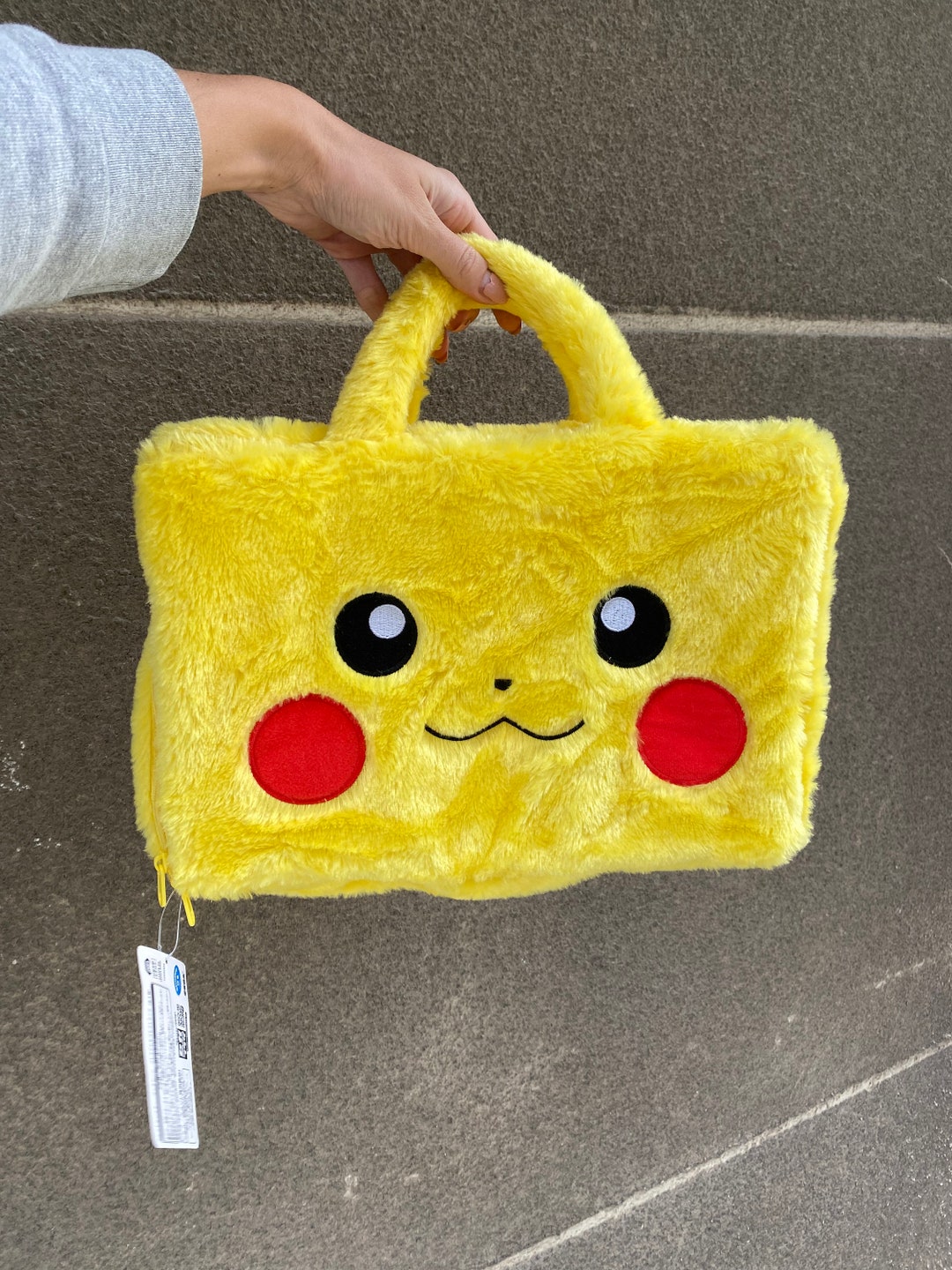 Pokémon Pikachu Plush Bag Tote New, Nintendo Sega Yellow Pikachu Bag - Etsy