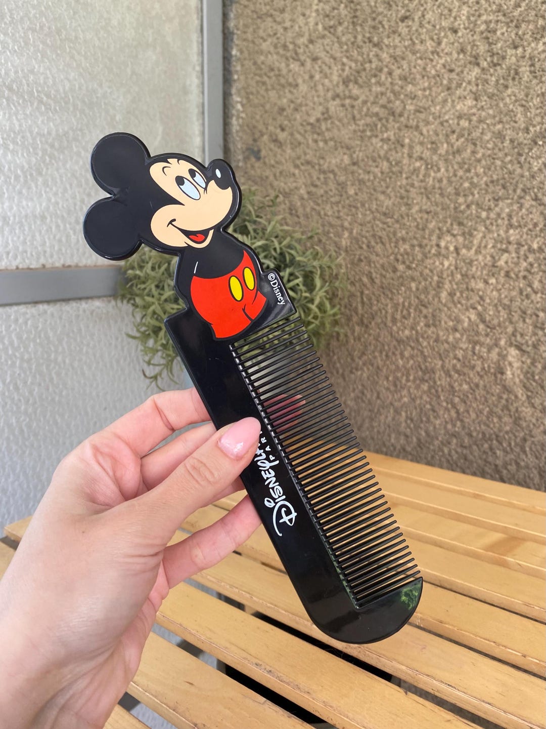 Vintage Mickey Mouse Hair Comb Disneyland Paris, Disney Mickey Slim ...