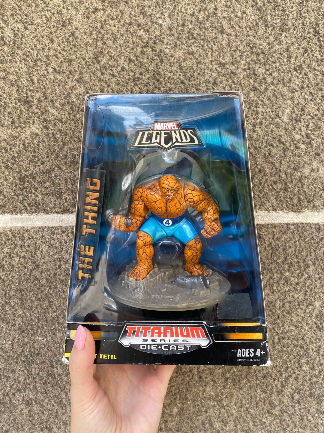 The Thing Figure, Fantastic Four, Titanium Series, New in Box - Etsy