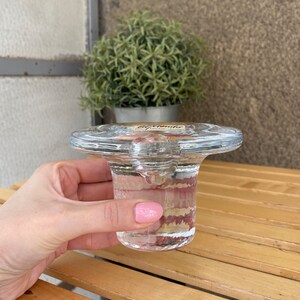 Vintage Belmondo Glass Candle Holder Becker-design 1980s Made in West ...