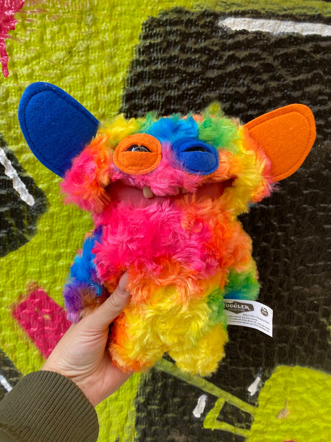 Fuggler Rainbow Plush Toy Funny Ugly Monster New in a Box - Etsy