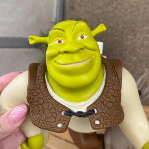 Rare Vintage Shrek & Donkey Pvc Shampoo Bottle 2004 Bubble Bath or for ...