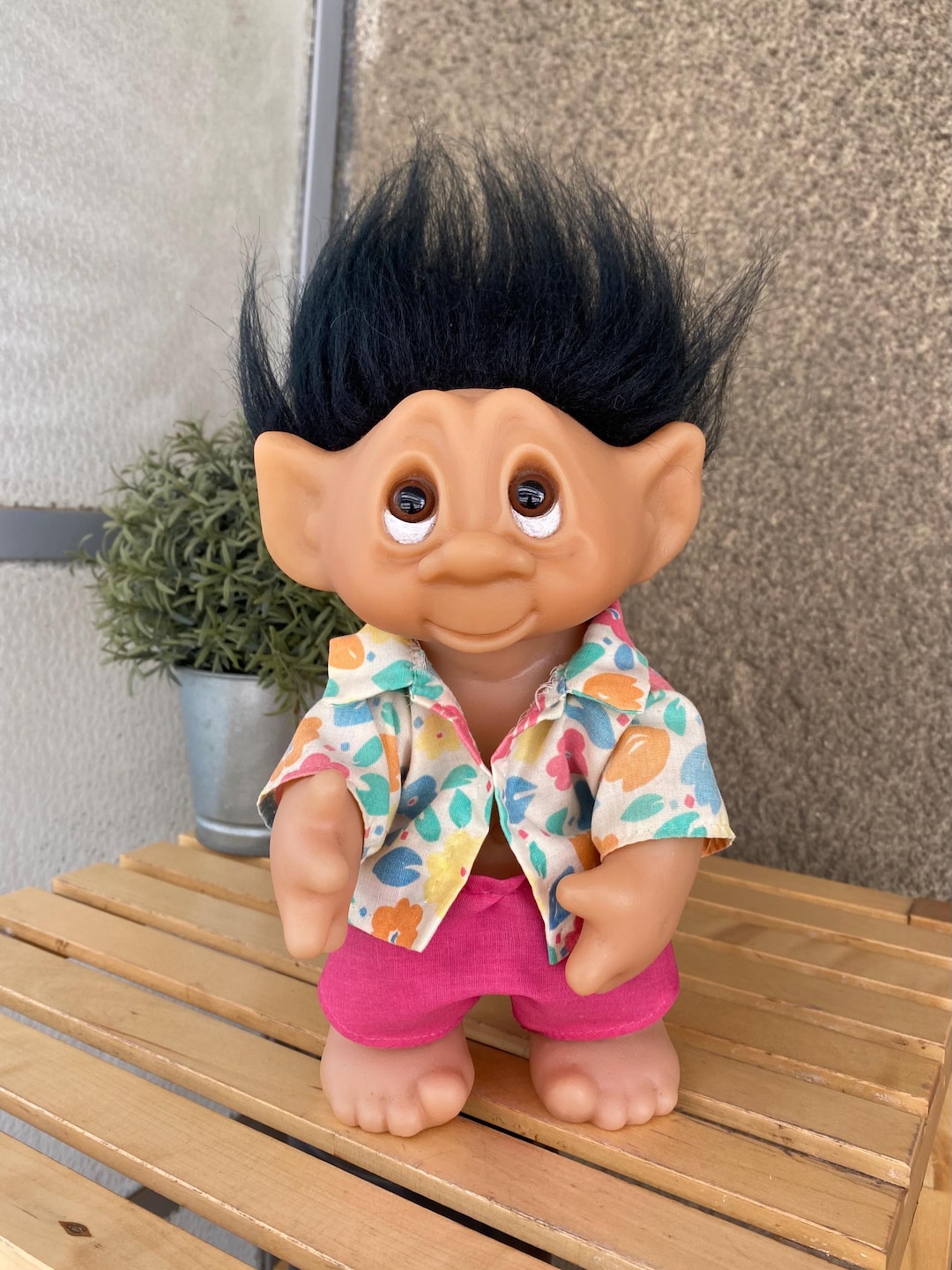 Rare Original Thomas Dam Big Troll 1977 Made in Denmark in Hawaiian ...