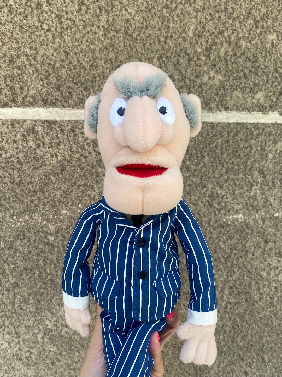 Jim Hensons Statler Old Man Muppet Plush Vision 3D, Statler and Waldorf ...